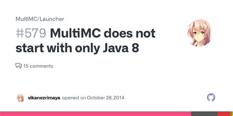 MultiMC Does Not Start With Only Java Issue MultiMC Launcher GitHub