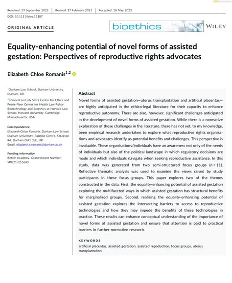 Dr Elizabeth Chloe Romanis On Twitter Almost Forgot To Share The Two Images That