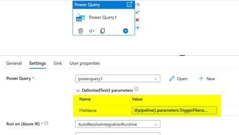 Azure Data Factory Adf Power Query With Dynamic Parameter Stack Overflow