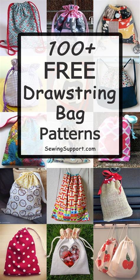 Simple Drawstring Bag Free Sewing Pattern And Tutorial 59 Off