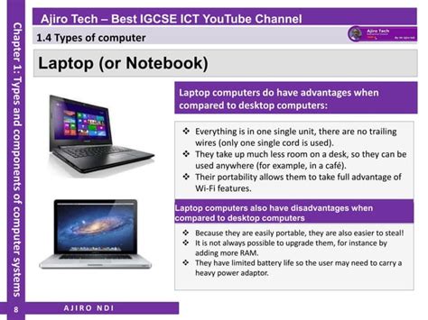 Igcse Ict Types And Components Of Computer Systems Types Of Computer Ajiro Tech Part 4 Pdf