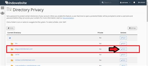 Password Protect Directories Menggunakan Directory Privacy Di Cpanel
