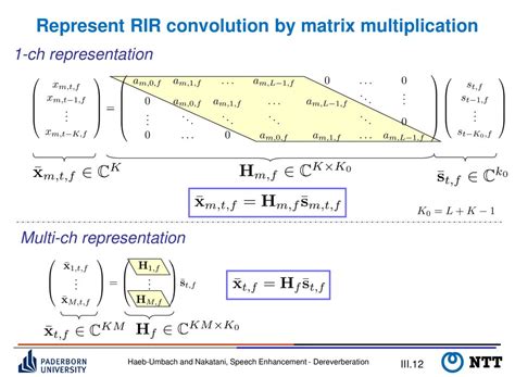 Part Iii Dereverberation Ppt Download