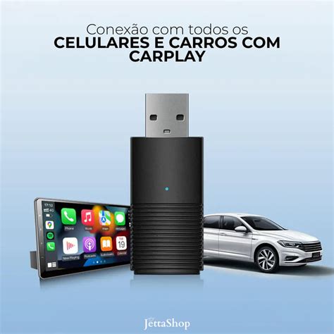 Adaptador Sem Fio Carplayandroid Auto Para Multimídia Drivejetta Mi