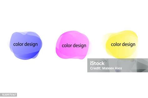 추상적인 현대 기하학적 그래픽 요소 배너 세트 역동적인 색상의 형태와 흐르는 액체 모양의 라인 0명에 대한 스톡 벡터 아트 및 기타 이미지 Istock