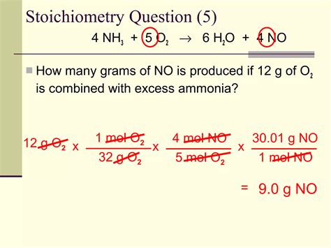Introduction To Stoichiometry Ppt