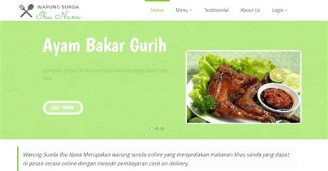 Aplikasi Pemesanan Makanan Online Dengan PHP MySQLi Dan Bootstrap Hakko Blog S