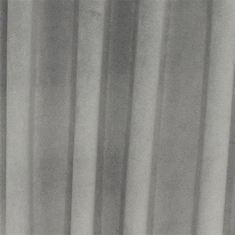 Velvet Upholstery Fabric Grey