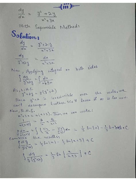 Differential Equation Assignment1 Pdf