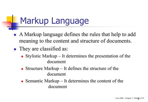Introduction To Xml Ppt