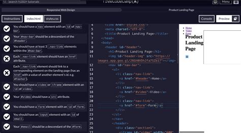 Product Landing Page Project R Freecodecamp