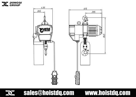 3t Single Phase Electric Chain Hoist For Automotive Repair Shops