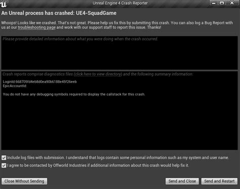 Why Does Squad Crash Mid Game Showing This Error Rjoinsquad