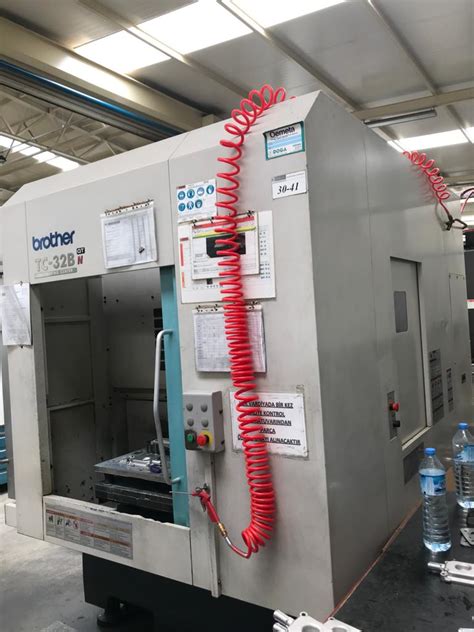 Brother TC 32BN QT Double Table CNC Vertical Machining Center Used