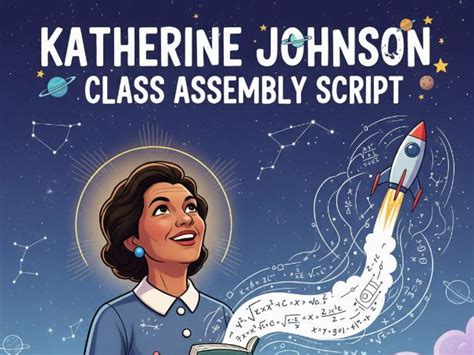 Katherine Johnson Class Assembly Script Teaching Resources