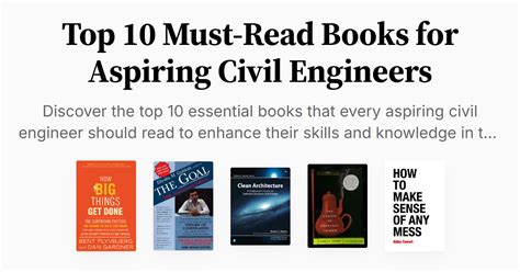 top 10 must read books for aspiring civil engineers summary and audio