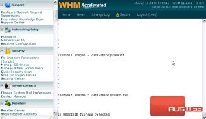How To Run Security Scans In WHM Web24