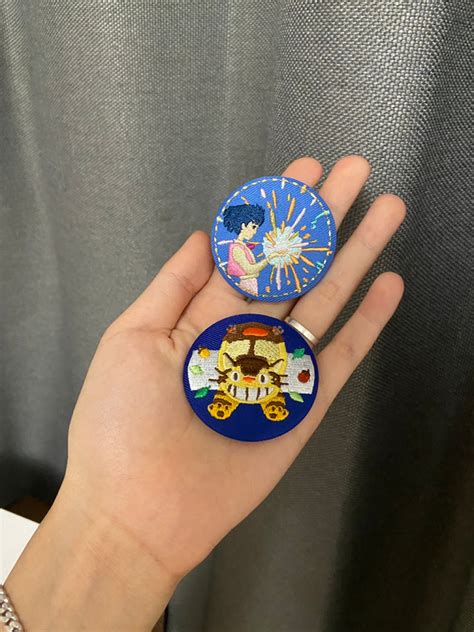 지브리 자수 뱃지 판매 및 교환 당근마켓 중고거래