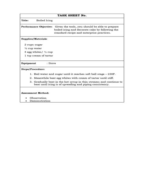 task sheet no 3 3 boiled icing pdf