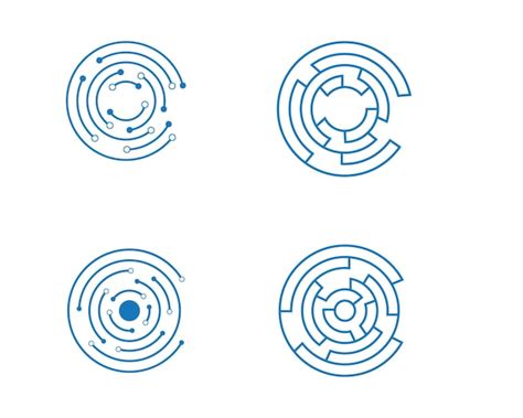 Premium Vector Circuit Template Vector Illustration