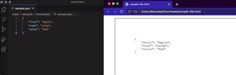 Convert Json To Html Using A Json Converter