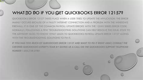 Ppt Easiest Way To Resolve Quickbooks Error 12157 Quickly Powerpoint Presentation Id 11463513