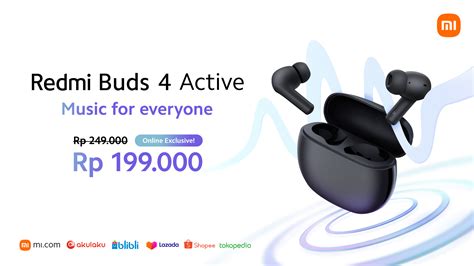 Redmi Buds 4 Active Meluncur TWS Rp 200 Ribu Suara Merdu Jagat Gadget