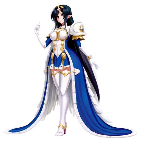 Download Albedo Elegant Pose Png Ppf85