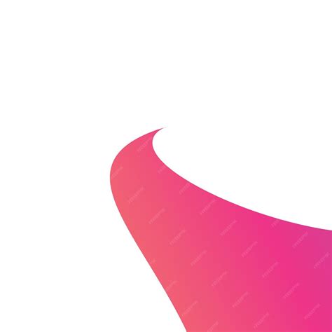 Premium Vector Abstract Curve Shape Pink Wave Shapes