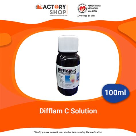 Difflam C Solution Singapore Cheapest In Market 100 Authentic