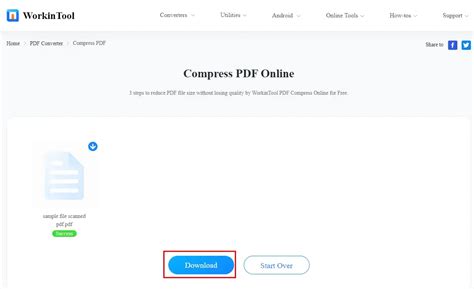 How To Reduce Scanned PDF File Size Without Abode WorkinTool