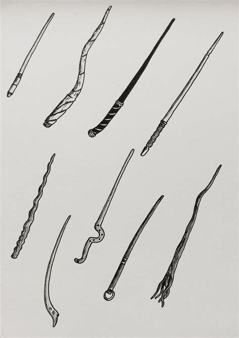 How To Draw A Harry Potter Wand Surrealist Drawing Techniques