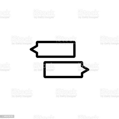 거품 채팅 아이콘 Ui 및 Ux 웹 사이트 또는 모바일 응용 프로그램에 대한 채팅 거품 아이콘의 간단한 얇은 라인 개요 벡터 0명에 대한 스톡 벡터 아트 및 기타 이미지