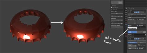 Modifiers How To Fix The Connected Edge Problem Blender Stack Exchange