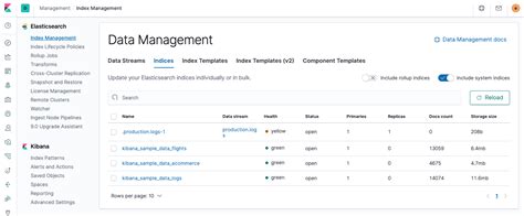 Add Data Streams To Index Management App · Issue 64777 · Elastickibana · Github