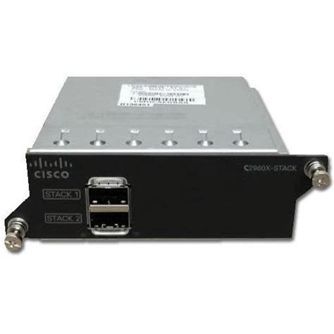 C X STACK Cisco Catalyst X FlexStack Plus Stacking Module Vertical Enterprise Equipment