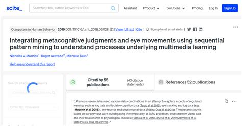 Integrating Metacognitive Judgments And Eye Movements Using Sequential Pattern Mining To