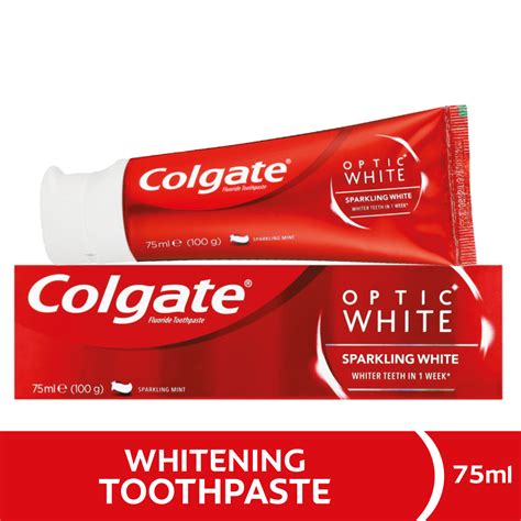 Colgate Optic White Sparkling White Whitening Toothpaste 75ml