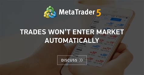 Trades Wont Enter Market Automatically Auto Trades General Mql5 Programming Forum