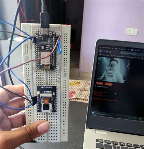 Face Mask Detection Using Esp32 Cam
