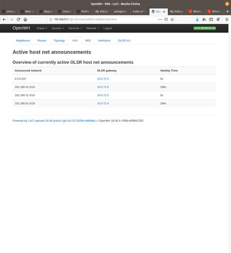 Creating A Mesh Network With Olsr Protocol For Multiple Access Points Network And Wireless