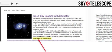 Our Own Greg Cisko Made Fox Valley Astronomical Society