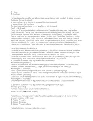 Dasar Dasar Turbo Pascal DOCX