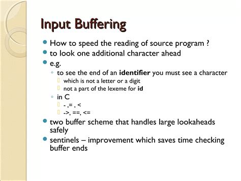 1role Lexical Analyzer Ppt