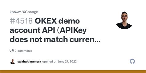Okex Demo Account Api Apikey Does Not Match Current Environment Issue Knowm Xchange