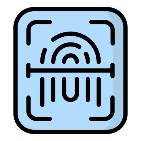 Finger Scanner Generic Outline Color Icon