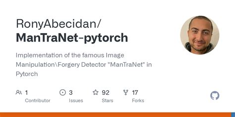 mantranet pytorch demo ipynb at main · ronyabecidan mantranet pytorch