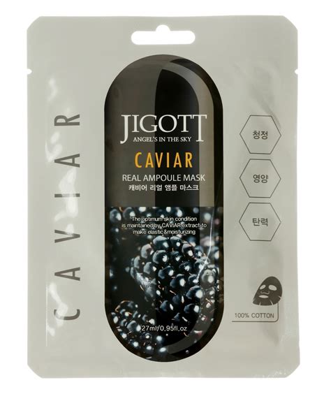 Тканевые и гидрогелевые маски - Caviar Real Ampoule Mask [Jigott] | bb ...