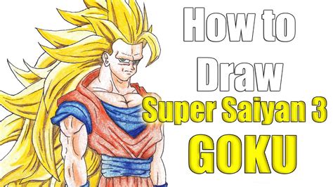 How To Draw Goku Super Saiyan Blue Easy Step By Step