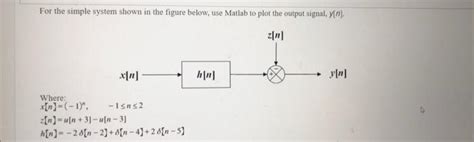 solved for the simple system shown in the figure below use